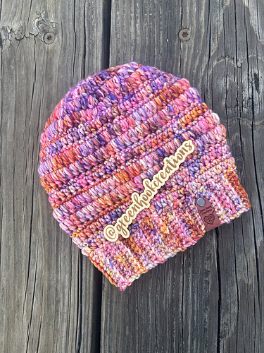 Ravelry: Rustic Romantic Beanie pattern by Canoe Mtn Designs