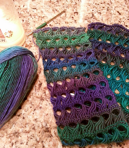 Ravelry: Broomstick Lace Infinity Scarf pattern by B.Hooked Crochet ...