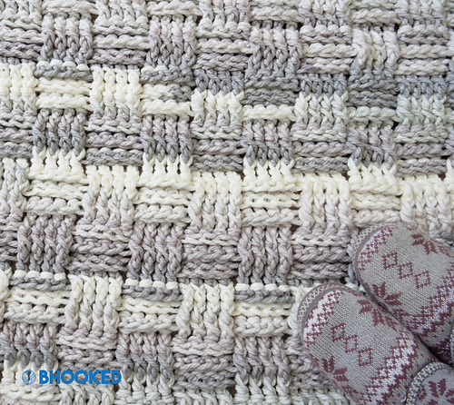 Ravelry: Chunky Basket Weave Rug pattern by B.Hooked Crochet & Knitting