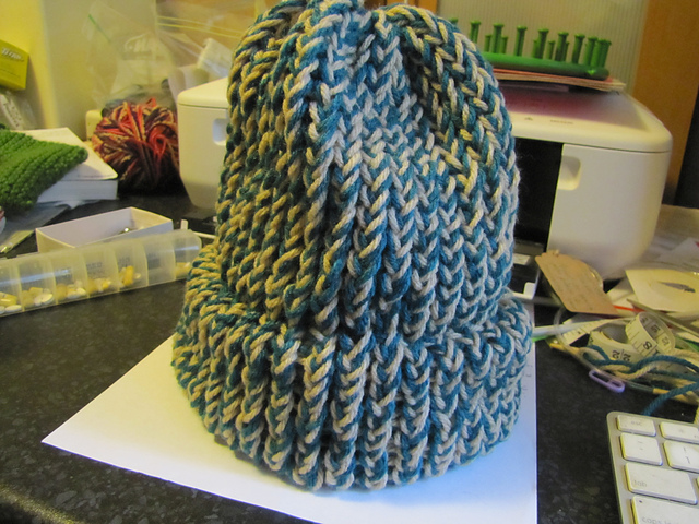 Ravelry: Loom Knit Double Knit Hat pattern by Faith Schmidt