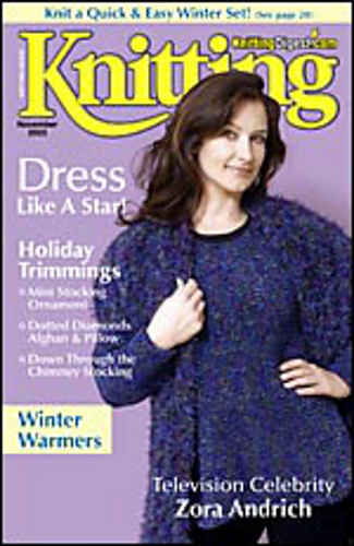 Ravelry: Knitting Digest Magazine, Vol. 25 No. 6, November 2003 - patterns