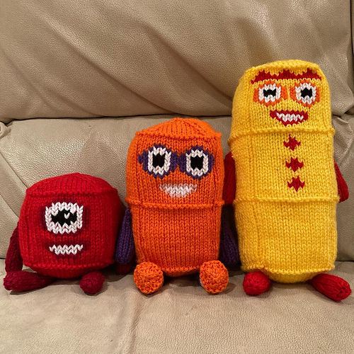 Ravelry: Numberblocks: Three! pattern by Gemma Gilani