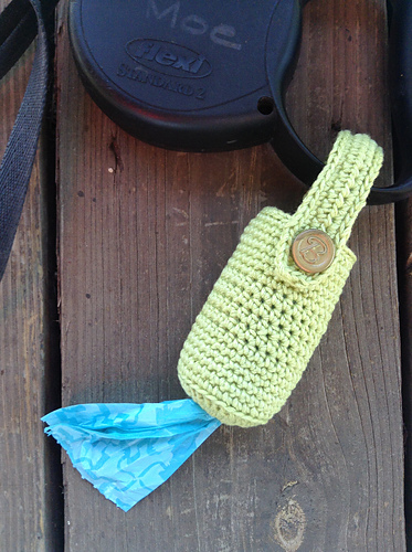 Ravelry: Simple Crocheted Poop Bag Holder pattern by Mama Kat