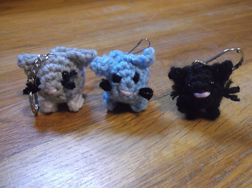 Ravelry: Easy Cat Keychain pattern by Beverley K. Melillo