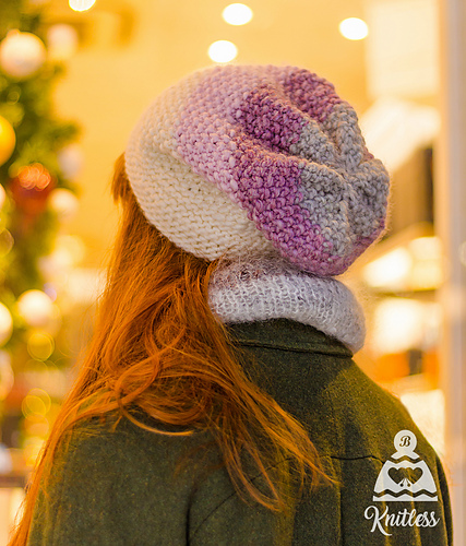 Ravelry: Neopolitan Pinwheel Hat pattern by Bored Knitless!