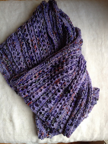 Ravelry: Falling Eyelet Cowl pattern by Aja Morris