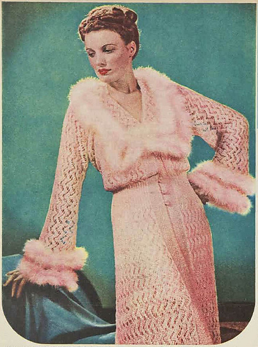 Ravelry: Lace Patterned Dressing Gown pattern by Gerda