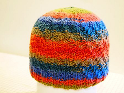 Ravelry: Diagonal Rib Hat pattern by Kat LeFevre