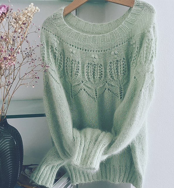 Ravelry: Frost Flower Sweater pattern by Ekaterina Filippova-Blanchard