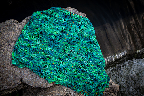 Ravelry: Blanco River Poncho Shawl pattern by Bethany Tiner