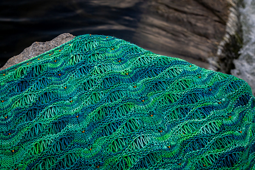 Ravelry: Blanco River Poncho Shawl pattern by Bethany Tiner