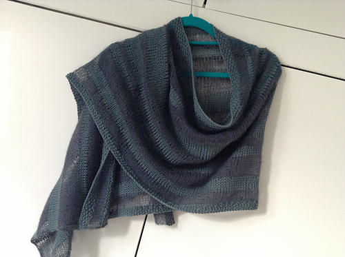 Ravelry: Winter Shadows wrap pattern by Louise Zass-Bangham
