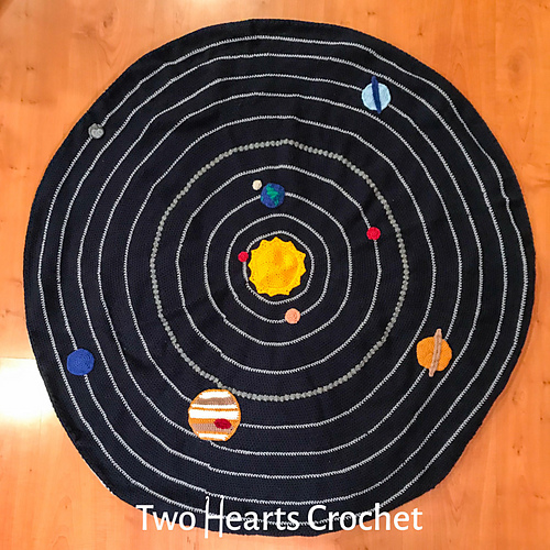 Ravelry: Solar System Blanket pattern by Alex Mikkelborg