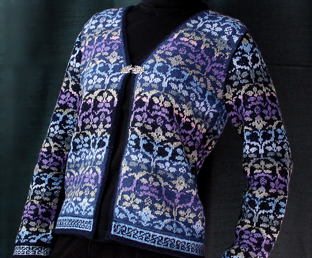 Ravelry: Ataurique Jacket pattern by Teresa Tamayo