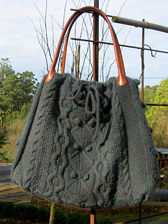Ravelry: bobbyla's Vintage Aran Knitting Bag