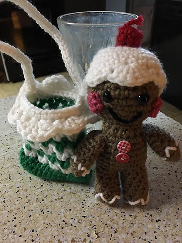 Ravelry: Pocket Gingerbread Doll pattern by Sandy Nordwall Eggers