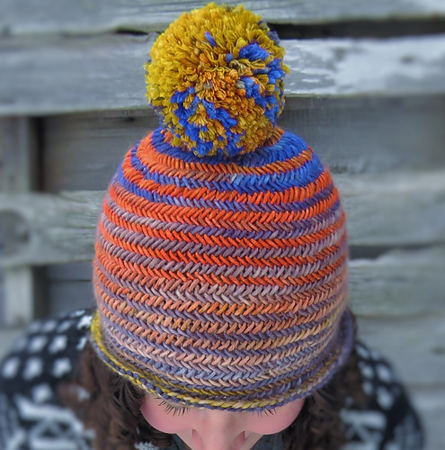 Ravelry: Herringbone Hat pattern by Kelly McClure