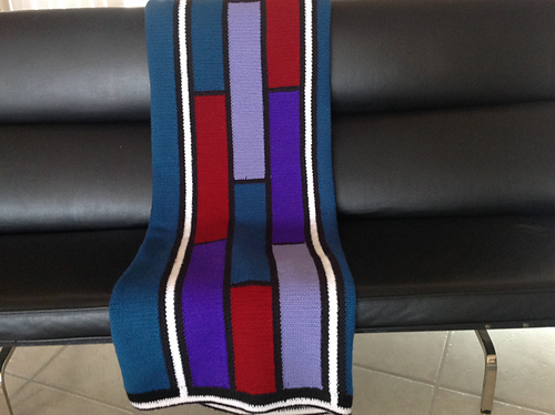 Ravelry: Boke Modern Inspiration Afghan pattern by Boke Crochet