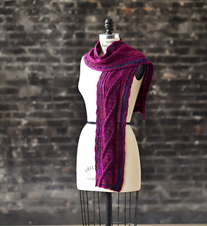 Ravelry: Rolling Rivers Scarf pattern by Bonnie Dean