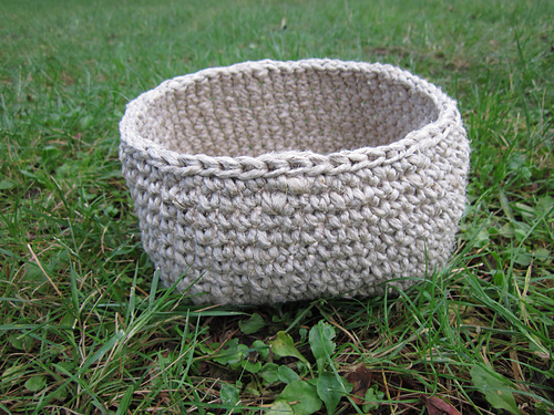 Ravelry: Hemp basket pattern by Maria Isabel