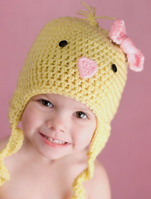 Ravelry: Cheerful Chick Beanie pattern by Boomer Beanies