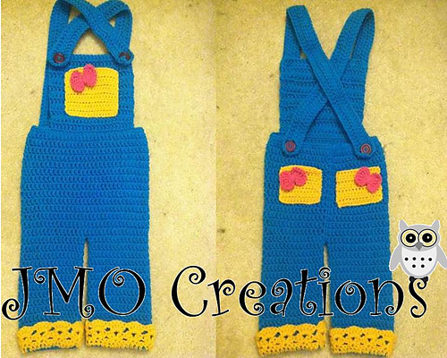 Ravelry: Children's Crochet Overalls pattern by PurdyTipsy Fiber Arts