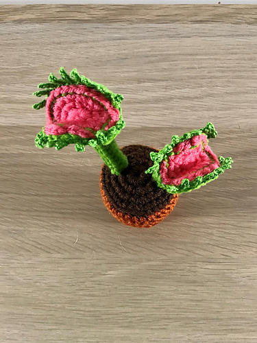 Ravelry: Friendly Venus Flytrap pattern by Boy Mom Crochet Life