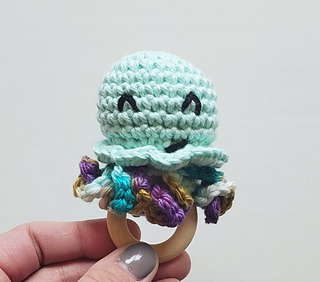 Ravelry: Octopus Teething Ring pattern by Brooke Rabideau