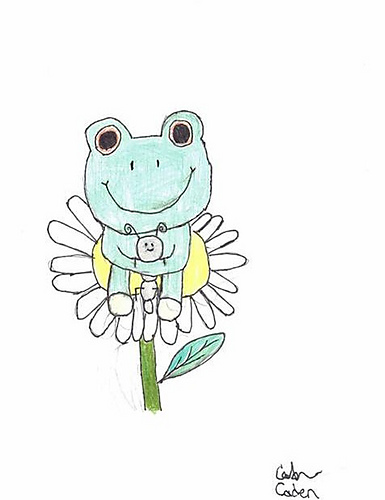 Ravelry: Frog, Bug, and Sunflower pattern by Brooke Rabideau