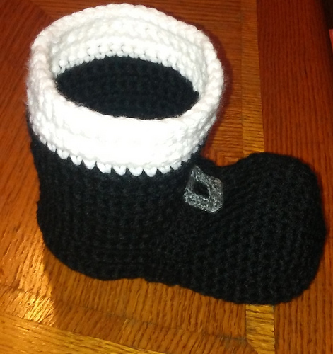 Ravelry: Santa Boot Basket pattern by Sonya Blackstone