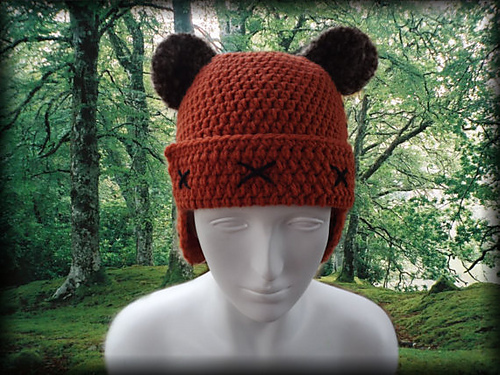 Ravelry: Ewok Inspired Hat & Face Scarf Star Wars pattern by Brandy Tracy
