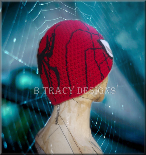 Ravelry: Spider-Man Inspired Crochet Hat pattern by Brandy Tracy