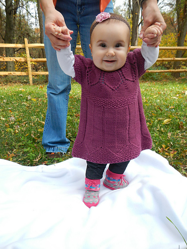 Ravelry: Elsie's Petal Dress pattern by Kate Strikker