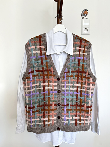 Ravelry: Old School Woven Vest pattern by Nancy Marchant