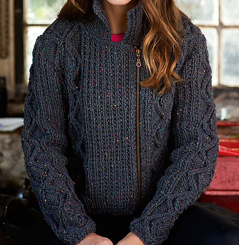 Ravelry: Cable Jacket pattern by Pat Menchini