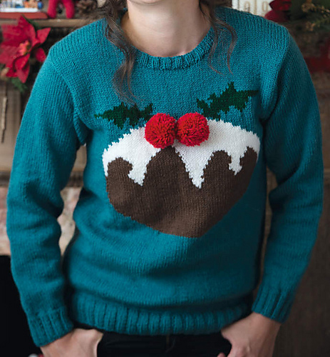 Ravelry: Christmas Pudding Sweater pattern by Wendy Yarns