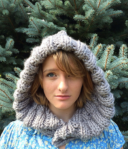 Ravelry: Chunky Cabled Hood pattern by Brittany Galens