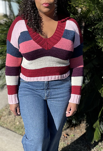 Ravelry: Northwoods V Neck pattern by Jessie Maed Designs