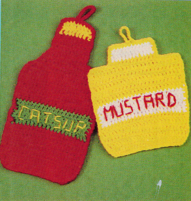 Ravelry: Condiment Potholder Set pattern by Becky Corwin-Adams