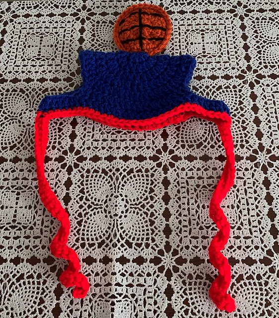 Ravelry: Basketball Dog Hat pattern by Becky Corwin-Adams