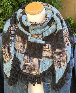 Ravelry: Miter Shawl pattern by Roberta Baer