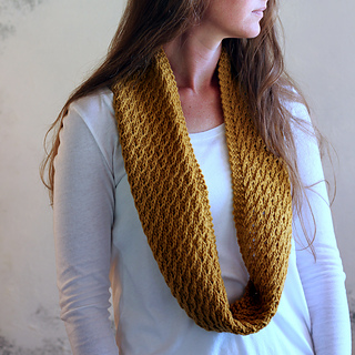 Ravelry: Cowl : Dignity, Mustard pattern by Brome Fields
