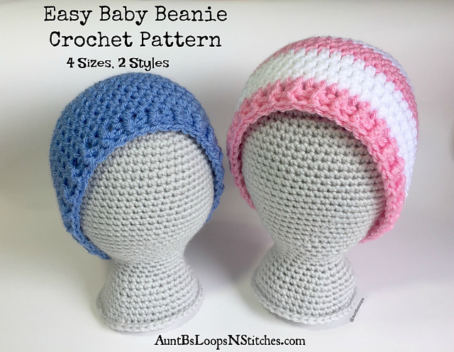 Ravelry: Easy Baby Beanie pattern by Aunt B