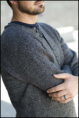 Ravelry: Raglan-Sleeved Henley pattern by Bruce Weinstein