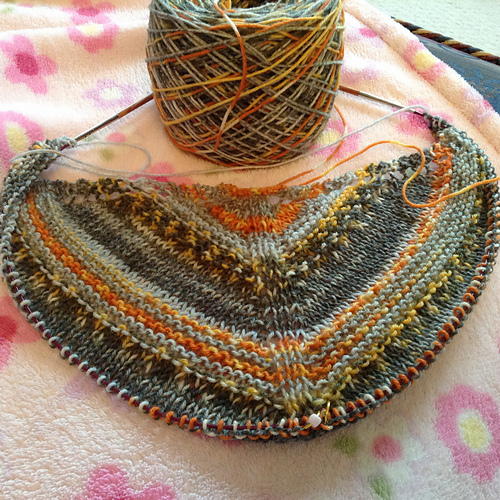 Ravelry: The Sock Knitter's Shawl pattern by Kay F Jones