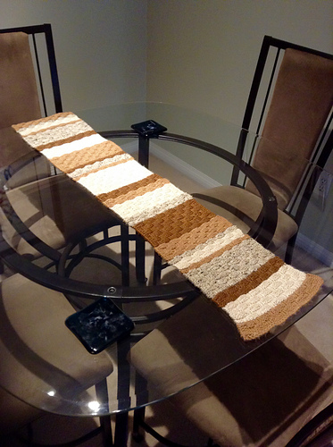 Ravelry: Basketweave Table Runner pattern by Dayna Scoles
