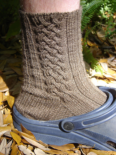 Ravelry: Celtic Braid Socks #157 pattern by Lynda Gemmell
