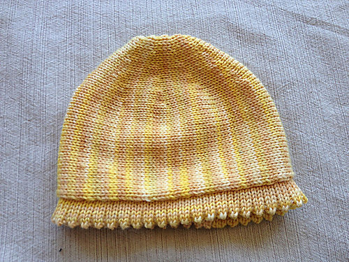 Ravelry: Machine Knitting Short Row Baby Hat pattern by Diana Sullivan