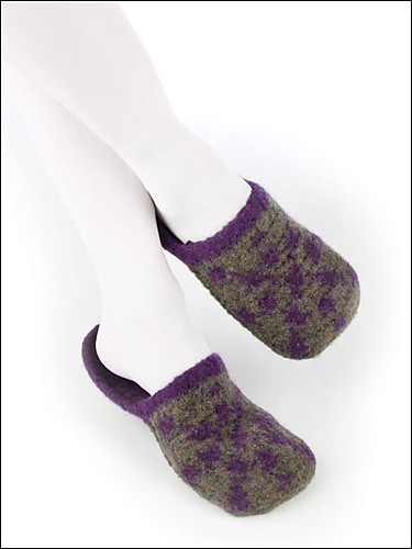 Ravelry: Felted Scuffs pattern by Christy McMahon