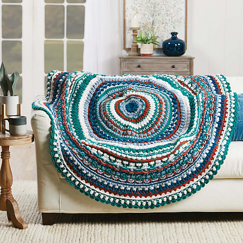 Ravelry: Hint of Autumn Afghan pattern by Herrschners